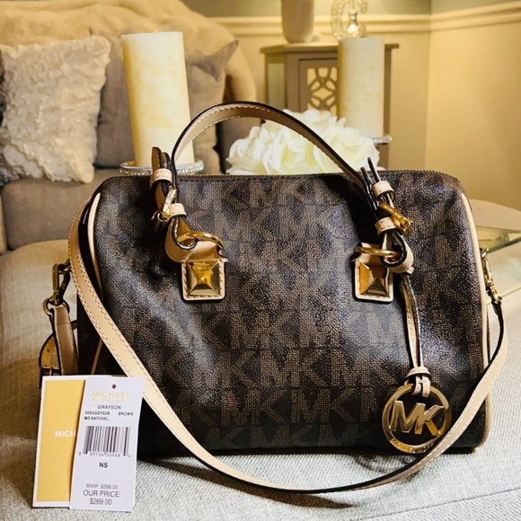 MICHAEL Michael Kors | Bags | Michael Kors Grayson Signature Canvas ...